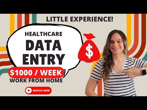 Healthcare DATA ENTRY Little Experience Needed Non-Phone Work From Home Job 2023 | $53,000 Year