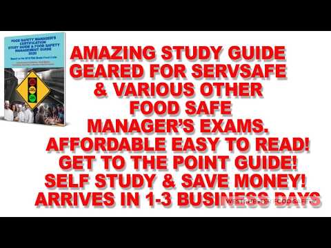 Servsafe Food Manager's Safety Study Guide 2020 for Sale