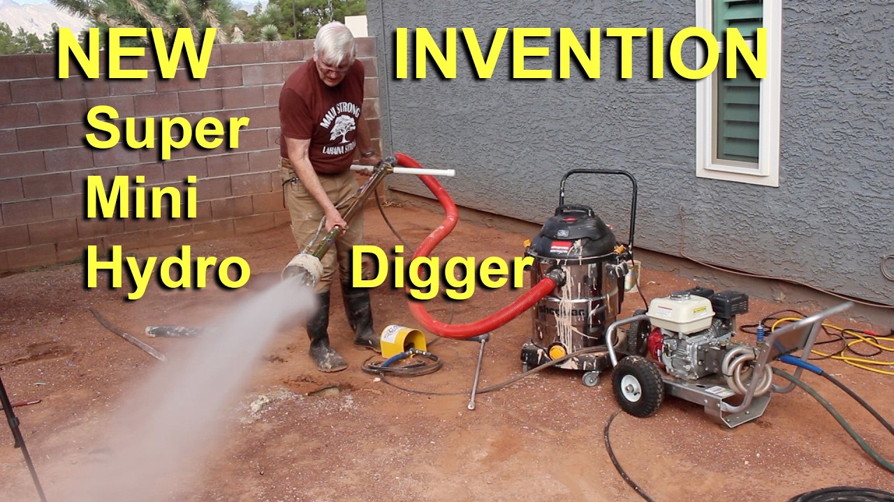 Super Mini Holey-Moley Hydro Digger