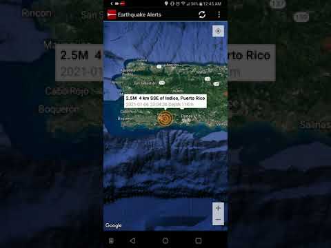 Puerto Rico Earthquakes 1-6-21