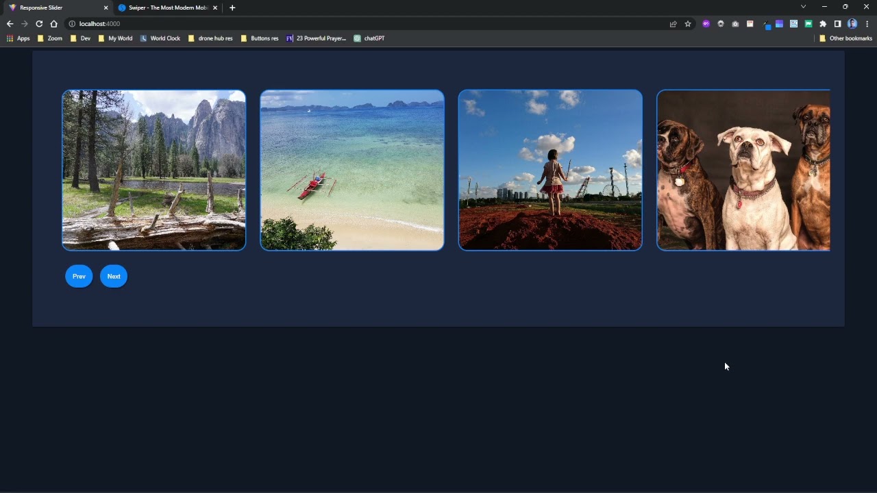 Swiper.js | Custom Navigation Buttons | React