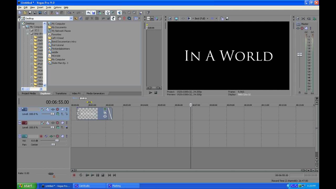 Vegas Pro 9 Tutorial: The Basics (Part 1) - UMP