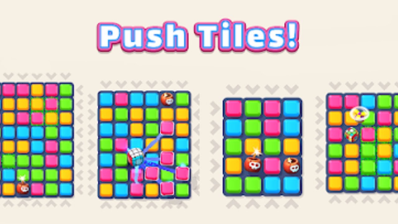 Push Tiles! Gameplay