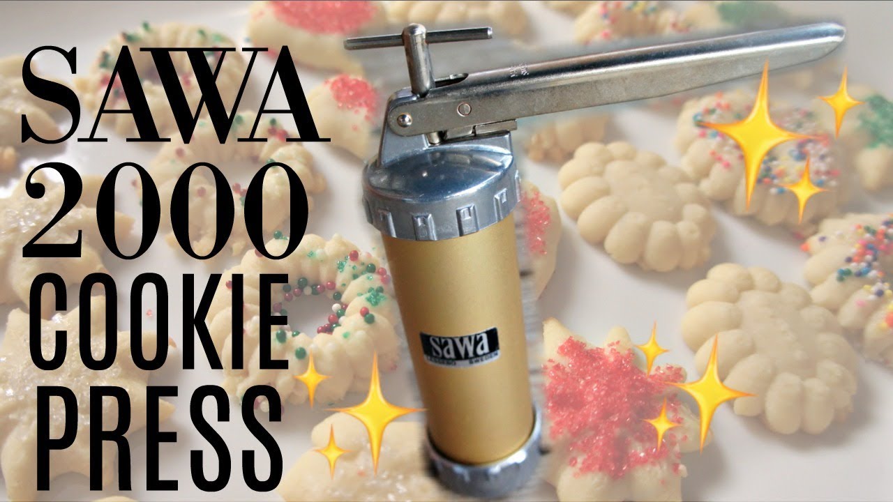 Vintage SAWA 2000 Swedish Cookie Press & Sesame Street Cookie Maker | Does it Work?