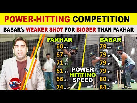Babar Shocks Everyone! Power Mode ON 💪| Babar Azam vs Fakhar Zaman power hitting competition