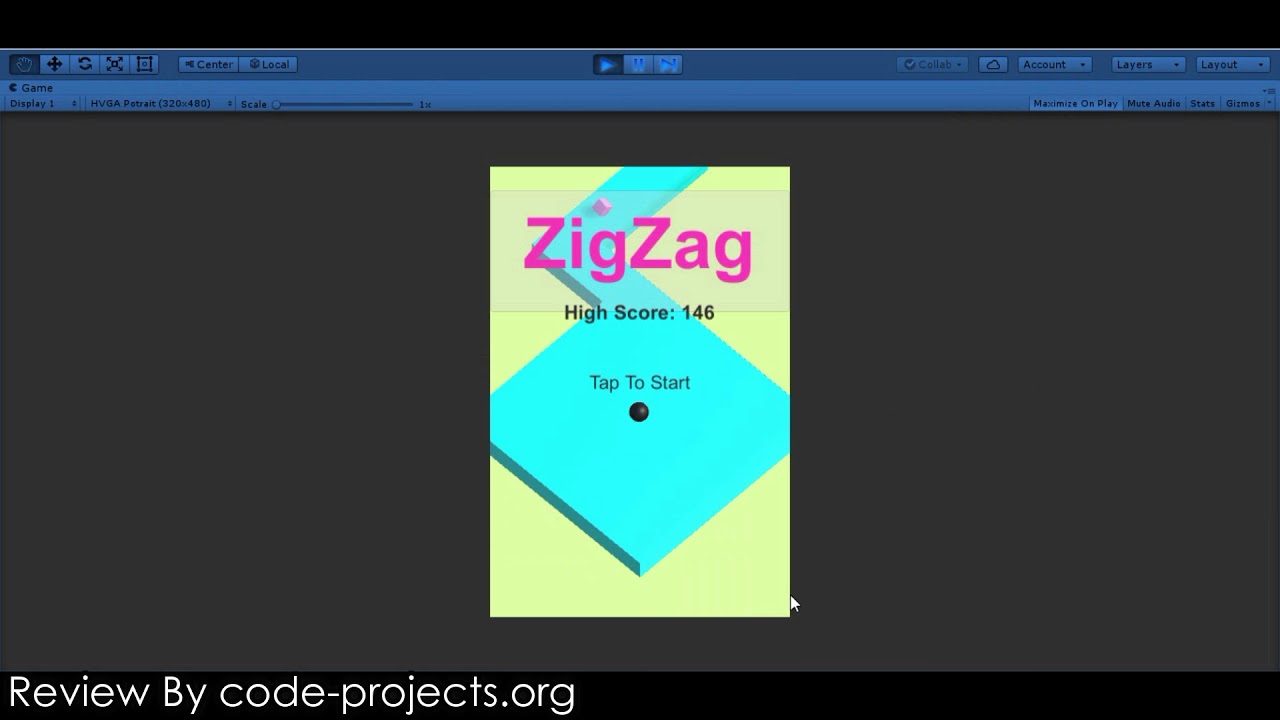 ZigZag Game In UNITY ENGINE With Source Code | Source Code & Projects