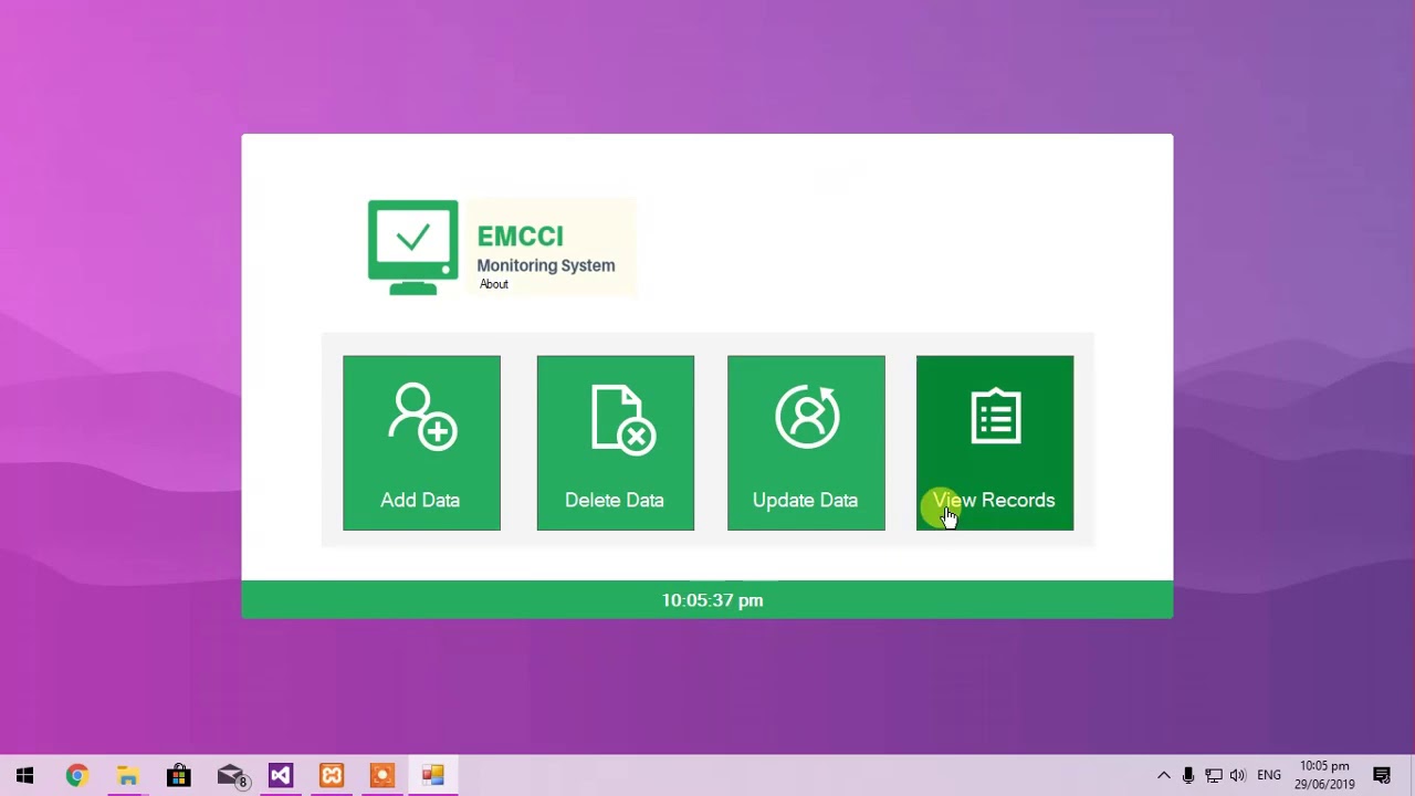 EMCCI Employee Monitoring System (Demo) - Written in VB. NET + MySQL