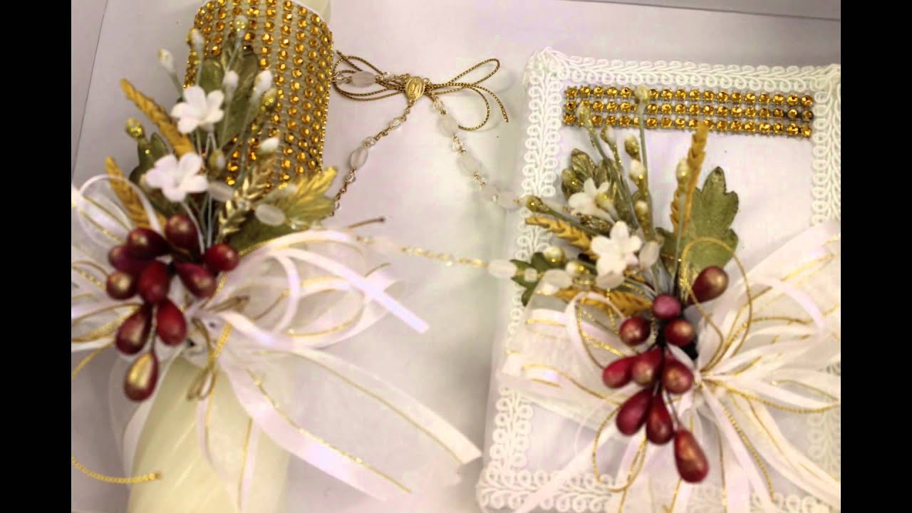 Baptism and First Communion Candle Sets