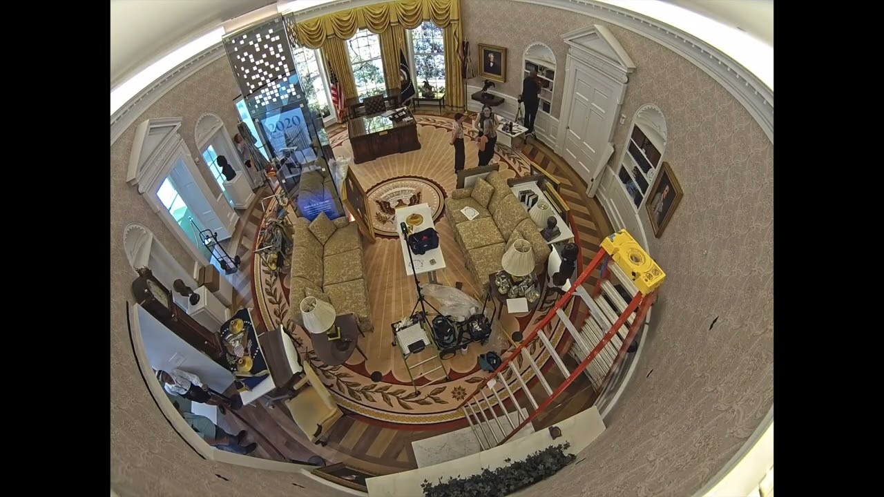 2025 Oval Office Exhibit Transition Timelapse