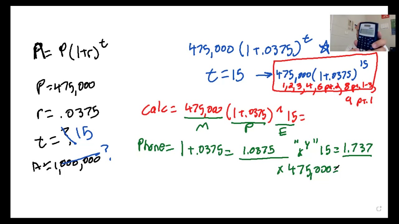 Exponential Growth and Decay Worksheet Examples