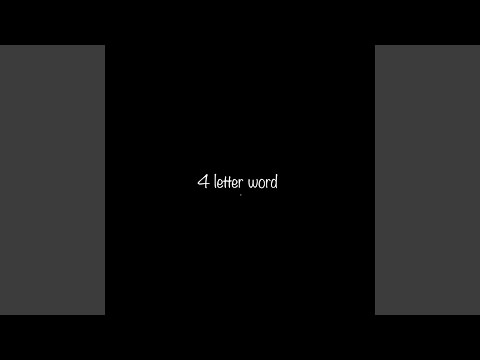 4 Letter Word