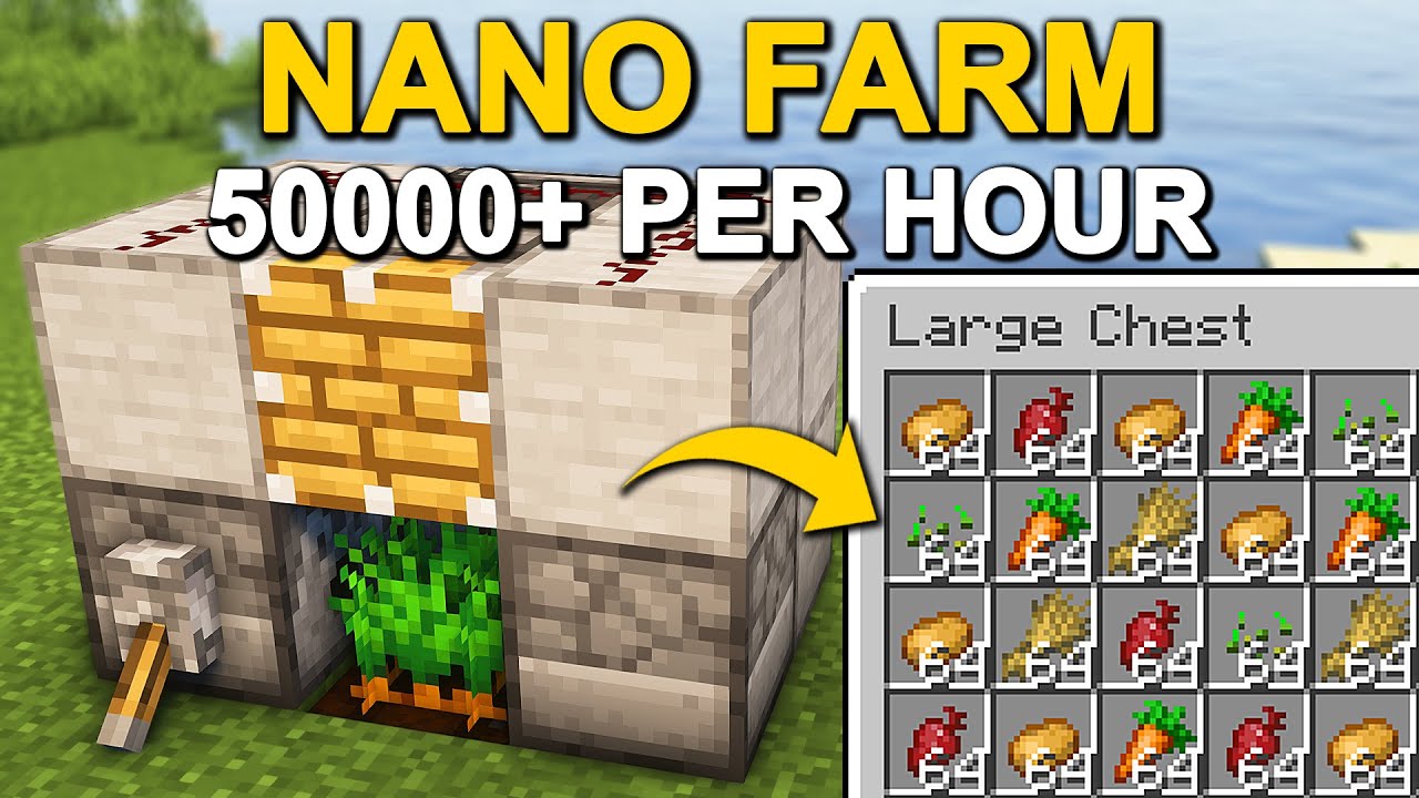 The BEST Nano Crop Farm in Minecraft 1.21+ (Tutorial)