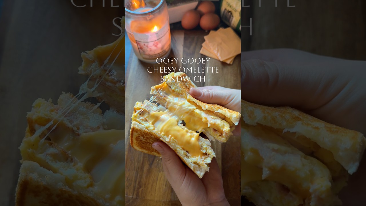 New breakfast obsession unlocked 😍 #omlette #breakfasthacks #breakfast #easyrecipe #breakfastrecipe