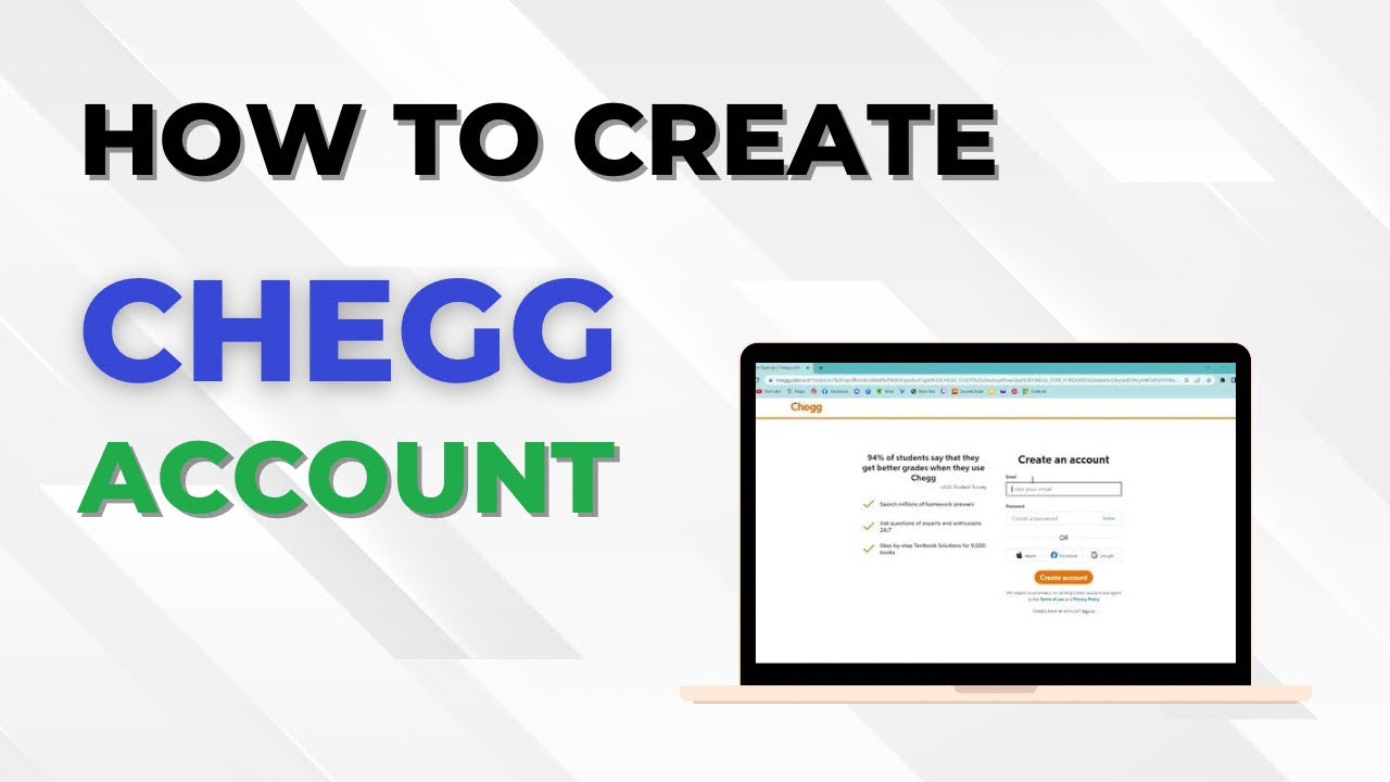 How to Create a Chegg Account