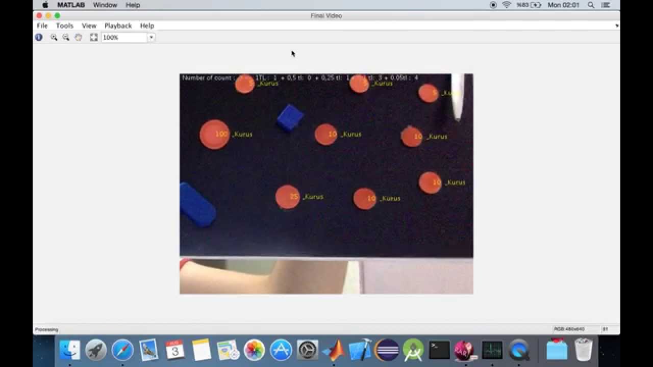Counting Coin using Camera-İmage Processing in Matlab