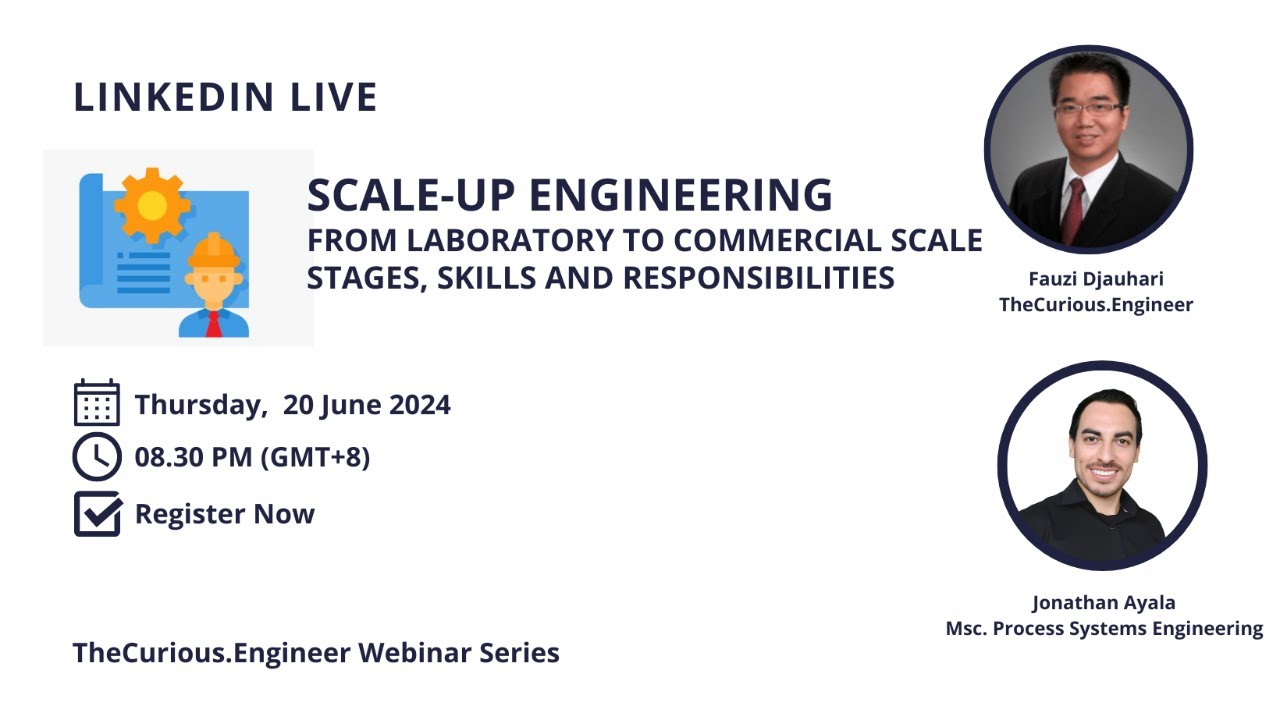 Scale-up Engineering: From Laboratory to Commercial Scale