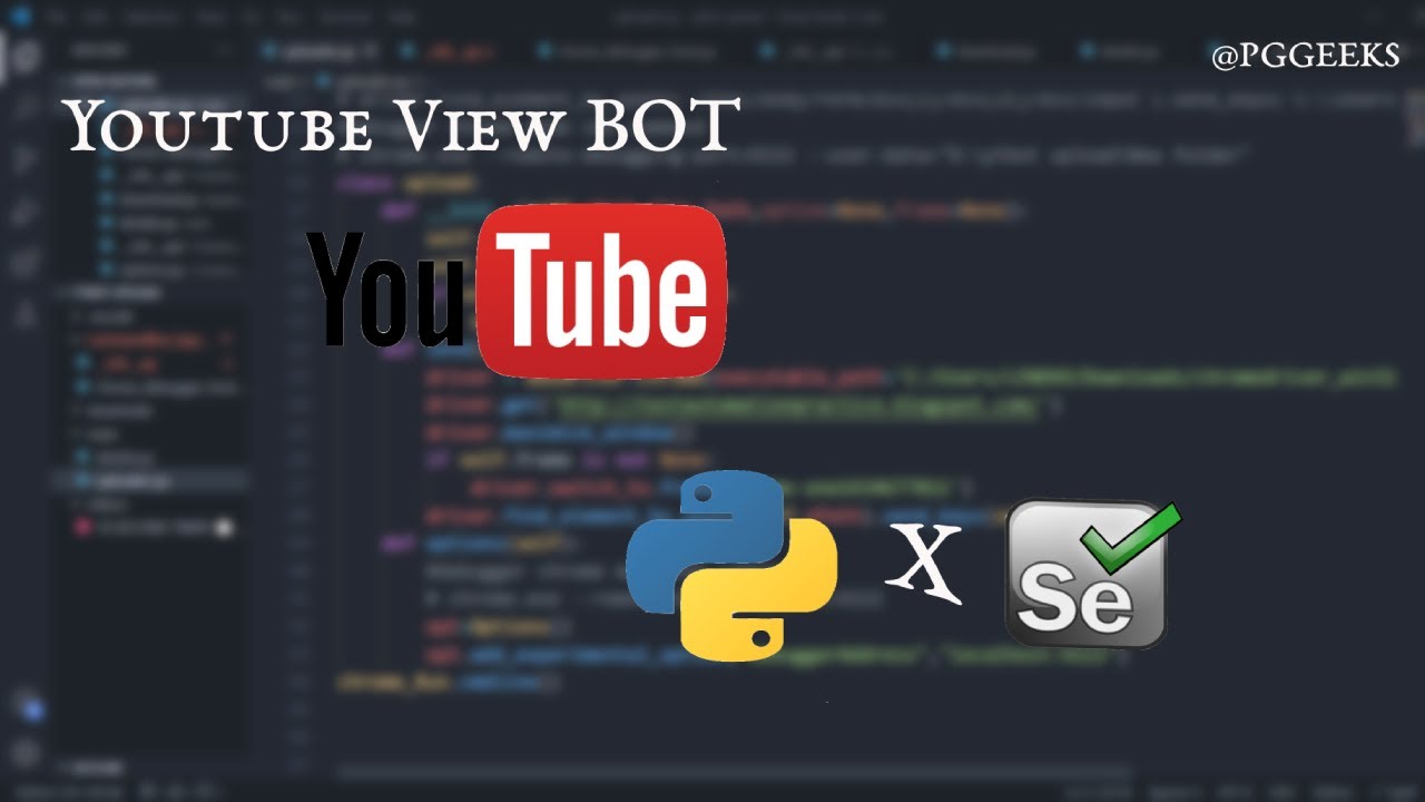 Youtube View Bot Selenium X Python