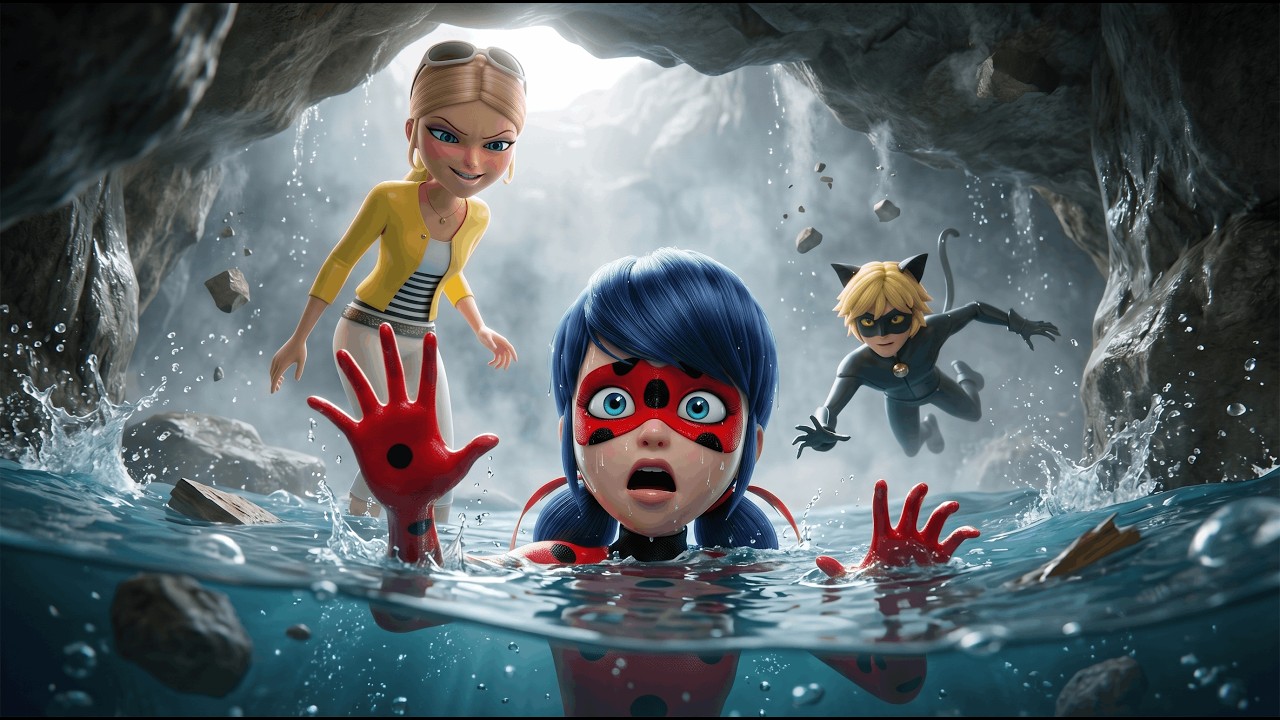 Chloe Sealed Ladybug Inside A Cave Filling With Water