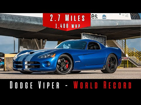 Twin-Turbo Viper Hits 252 MPH on Space Shuttle Runway