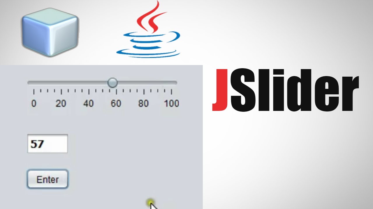 Java SWING #36 - How to Use Slider in Java Netbeans - JSlider Tutorial