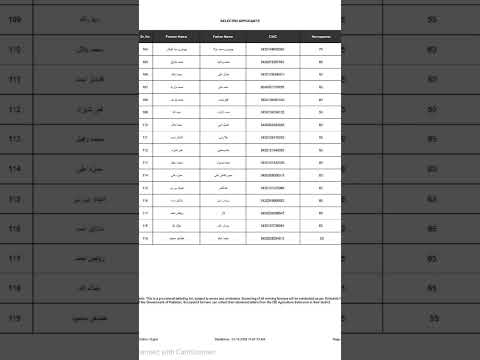 District Chakwal list pdf of green tractor scheme 20224|How to download pdf list#fyp#foryou