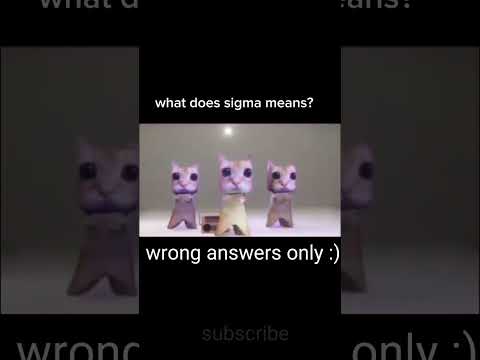 what does sigma means?