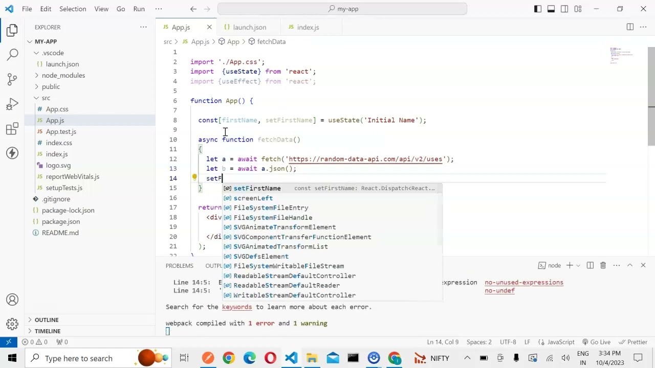 Lesson23 - REACT REST API Automatic Refresh- React 1000 Videos