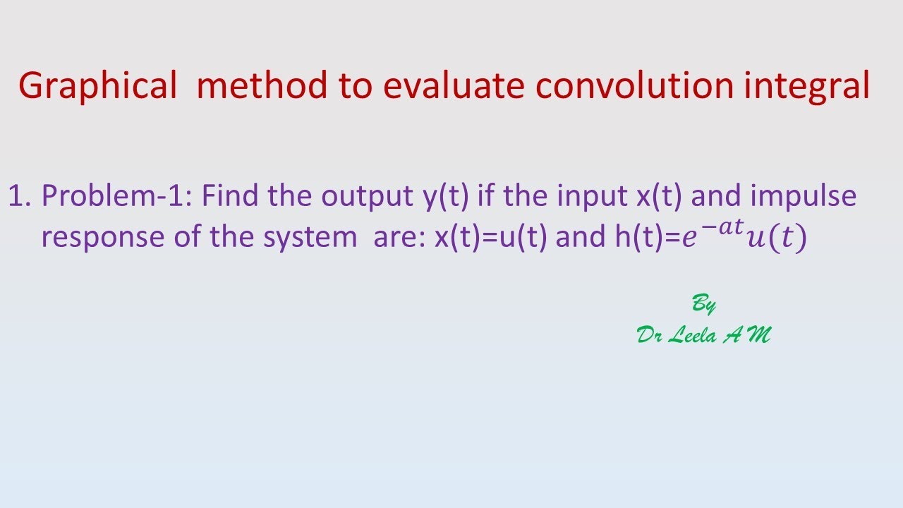 Convolution Graphical method  Prob1