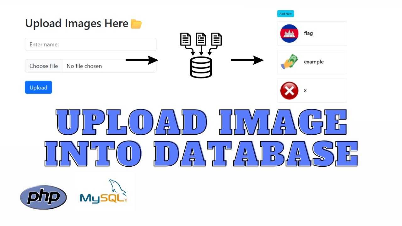 How to Upload Images to MySQL Database using PHP (Full Tutorial)