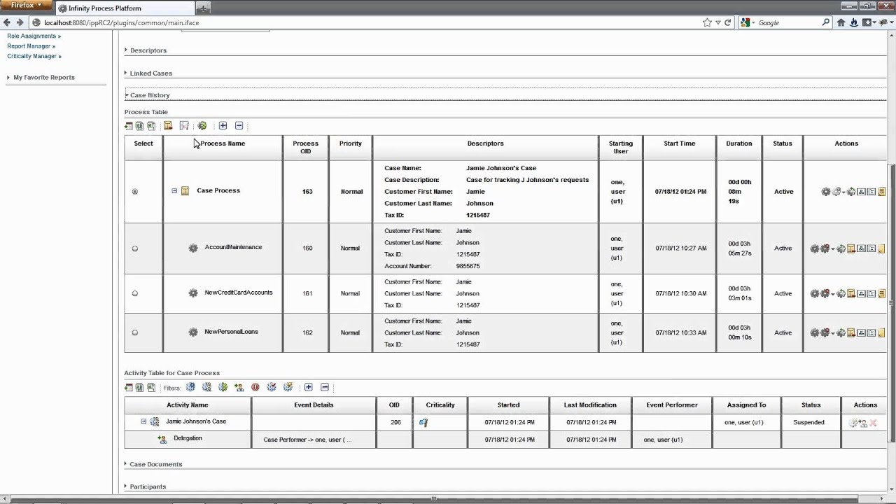 Case Management: 014 Create Case