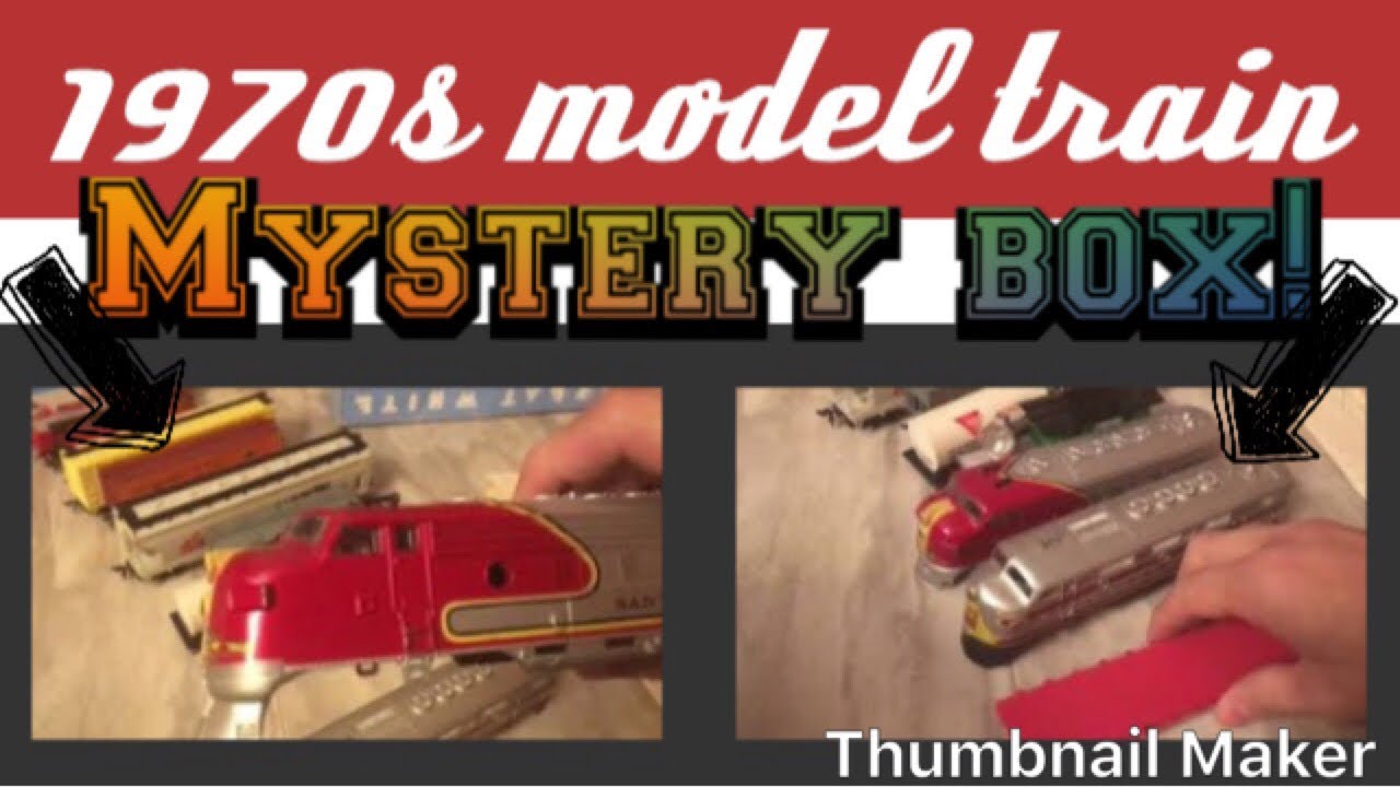1970s HO model train mystery box!