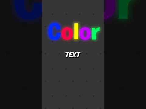 How To Make Color Text Effect in Premiere Pro