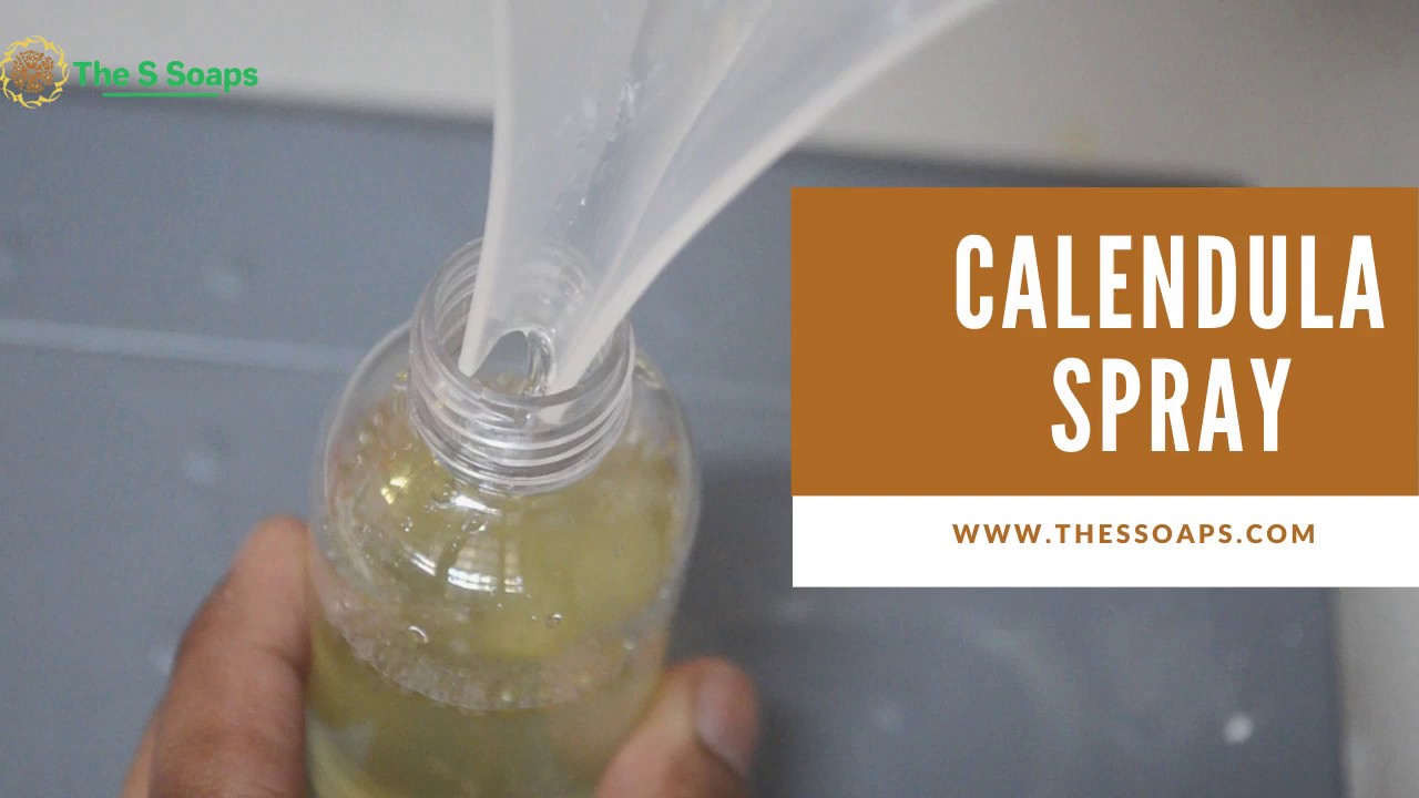 How to make Calendula spray for burns, cuts and scars