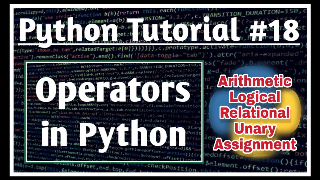 Operators in Python #18 || Python Tutorials for Absolute Beginners || || Jeevan Upreti ||