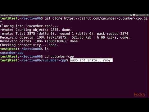 Learn High Performance Applications with C Installing cucumber cpp in Ubuntu| packtpub com ...