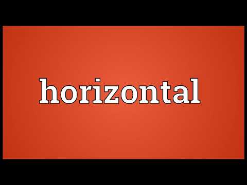 Horizontal Meaning