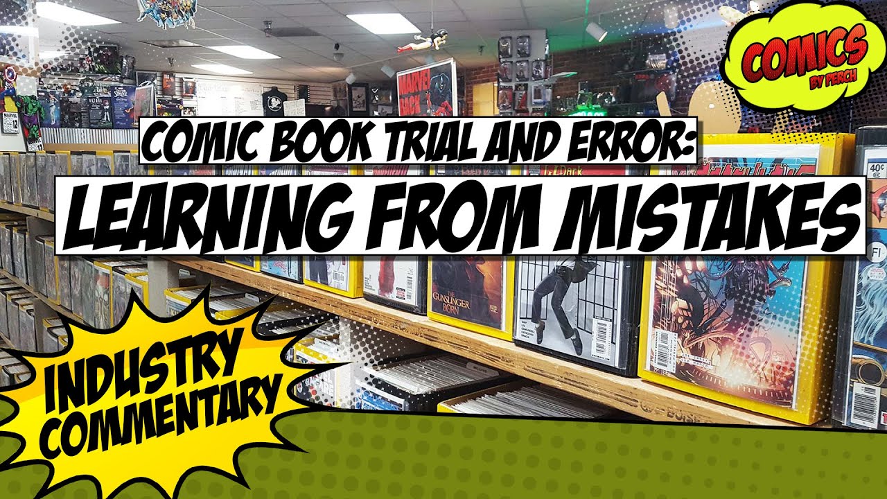 Learning from mistakes in comics