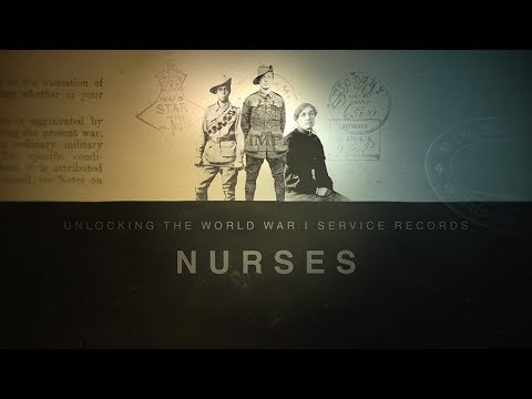 Unlocking World War I service records – Nurses