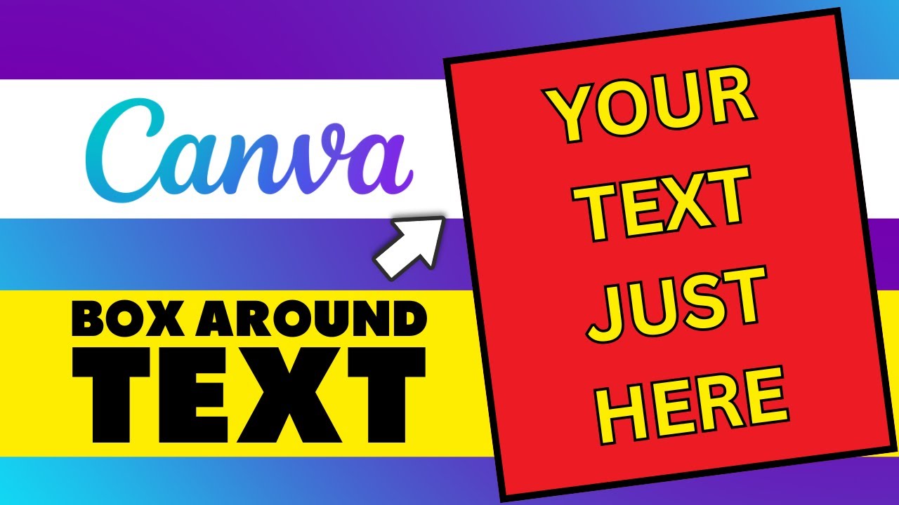 How to Put a Box Around Text in Canva