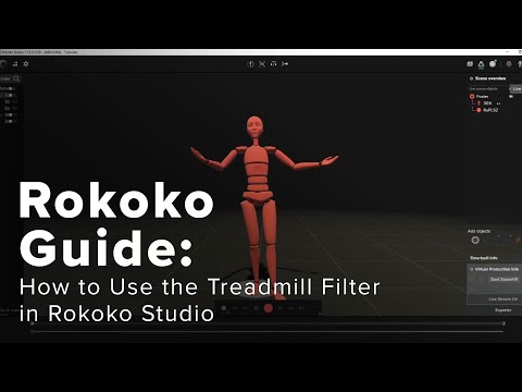 Rokoko Guide: How to use the treadmill filter in Rokoko Studio