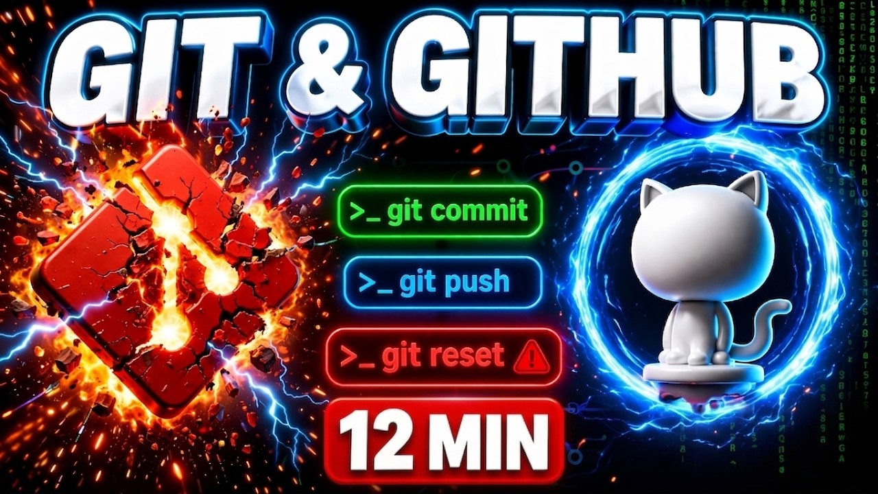 Git e GitHub em 12 Minutos (Só o que você usa no trabalho)