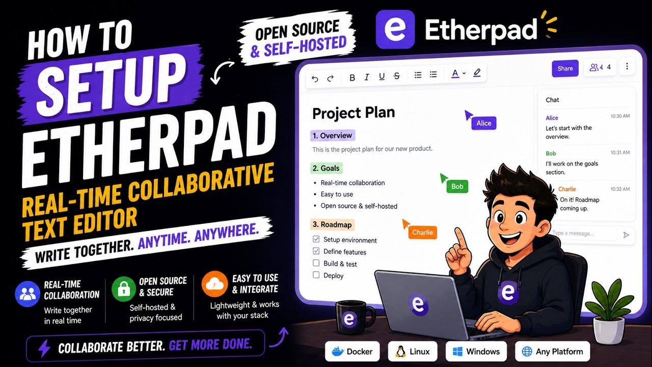 How to Setup Etherpad: Real-Time Collaborative Text Editor