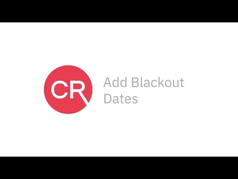 CentralReach - Add Blackout Dates