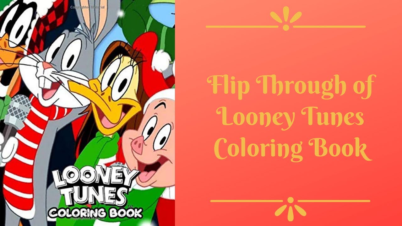 Flip Through of Looney Tunes Coloring Book