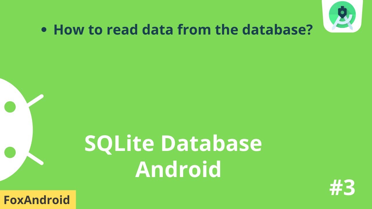 Android SQLite Database Tutorial || How to Retrieve Data from SQLite Database || Android studio ||#3