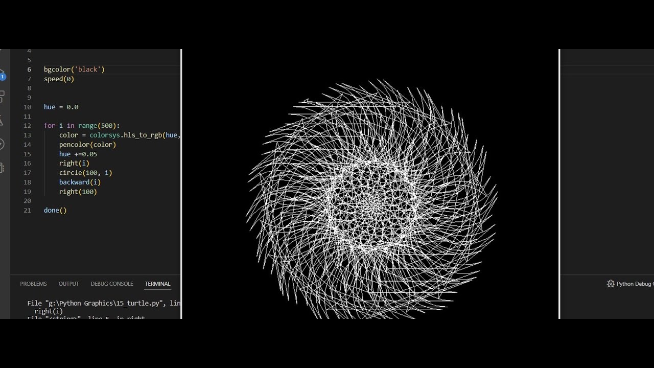 Turtle Design  || Turtle Graphics in Python #dipuwithstudy