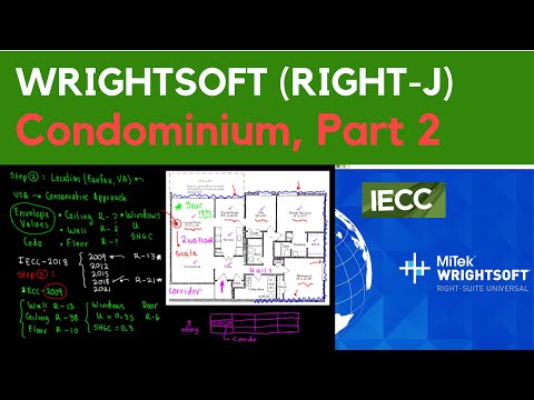 Wrightsoft(Part 2): Manual J Heat Load Calculation - Condominum