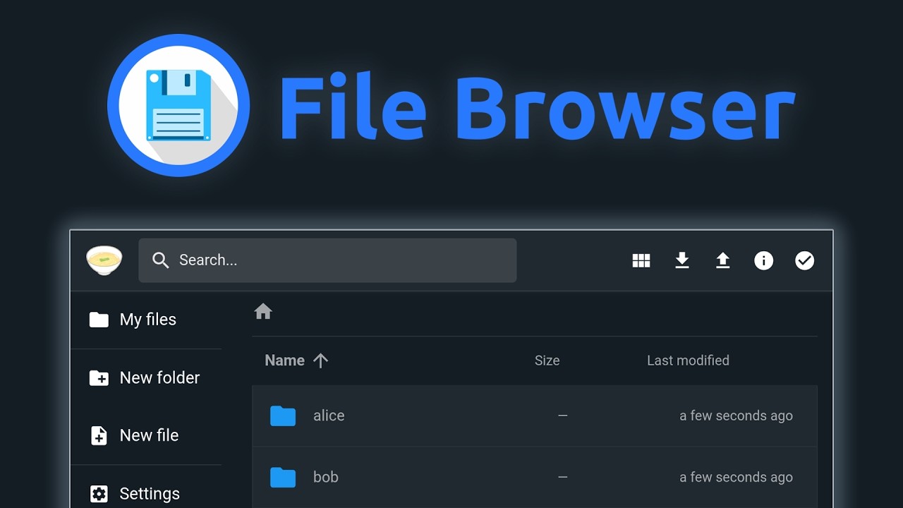 Filebrowser: Open Source Web File Manager (feat. NixOS)