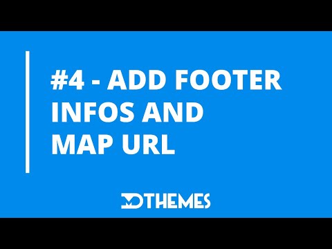 004 - Add footer infos and map url