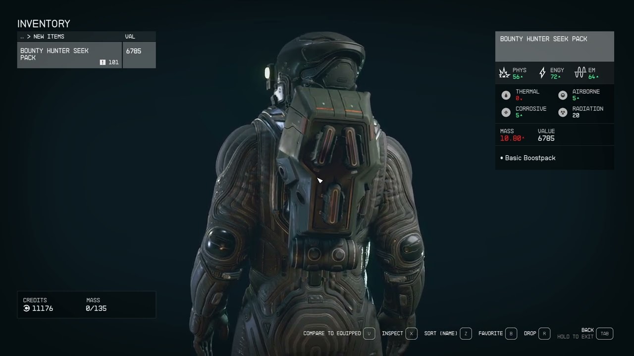 Starfield Bounty Hunter Seek Pack Boost Pack Console Command Code